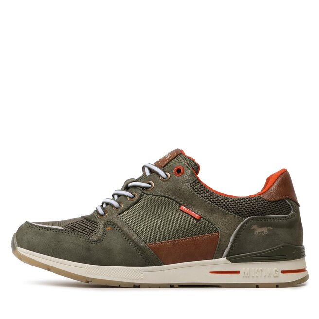 Sneakersy Mustang 4154-314-77 Zielony | eobuwie.com.pl