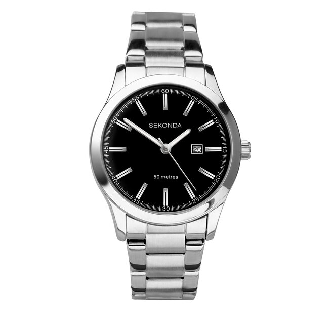Zegarek Sekonda 40364 Silver/Silver | eobuwie.com.pl