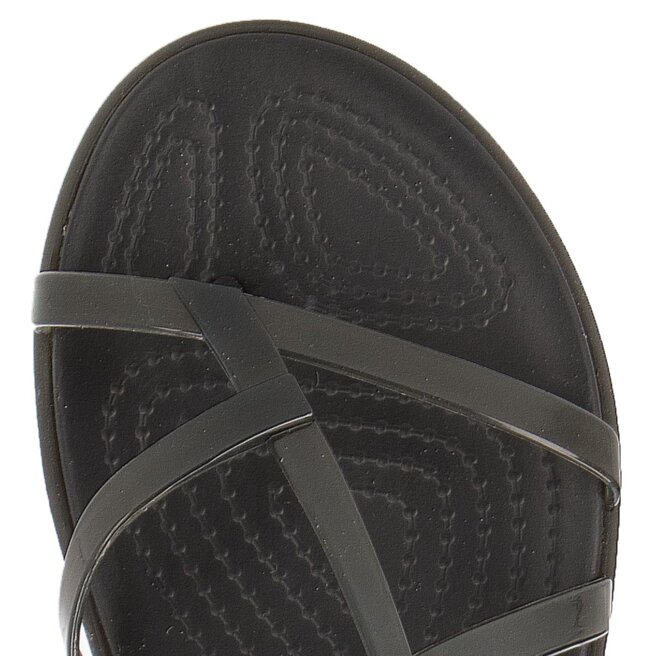 Sandały Crocs Isabella Gladiator Sandal W 204914 Czarny | eobuwie.com.pl