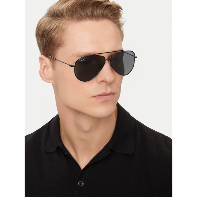 Okulary przeciwsłoneczne Ray-Ban Aviator Reverse 0RBR0101S 002/GR ...