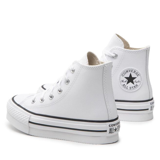 Teniși Converse Ctas Eva Lift Hi A01016C Alb | epantofi.ro