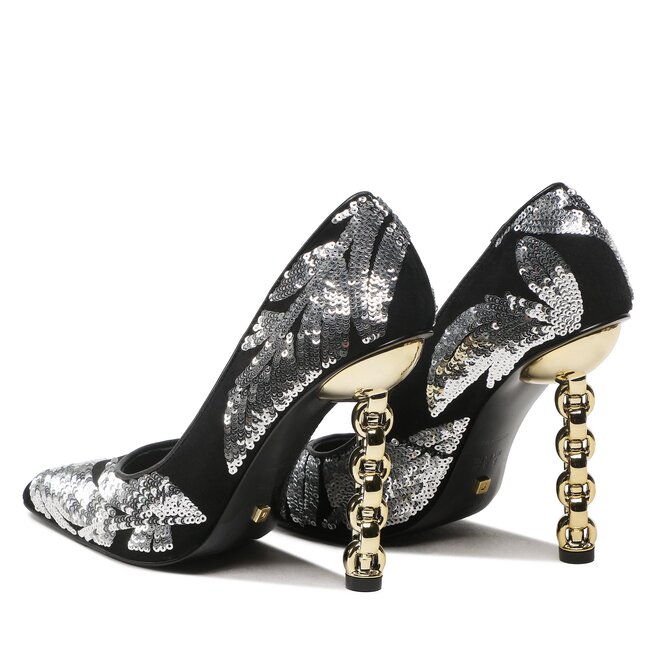 High Heels Kat Maconie Lydia Black/Silver | eschuhe.de