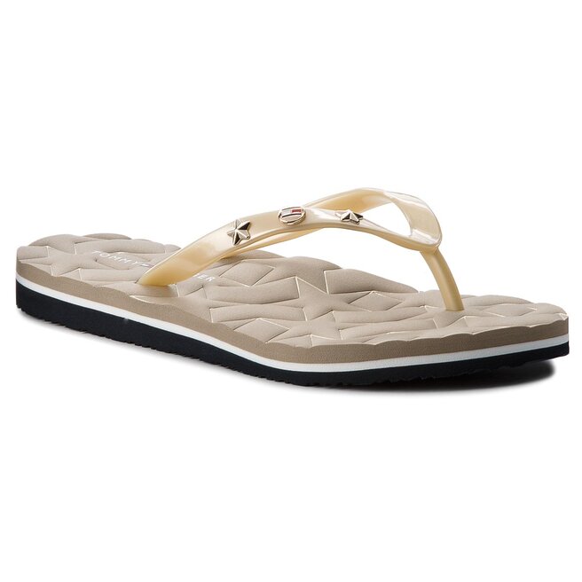 Chanclas Tommy Hilfiger Metallic Star Beach Sandal FW0FW02656 Light ...