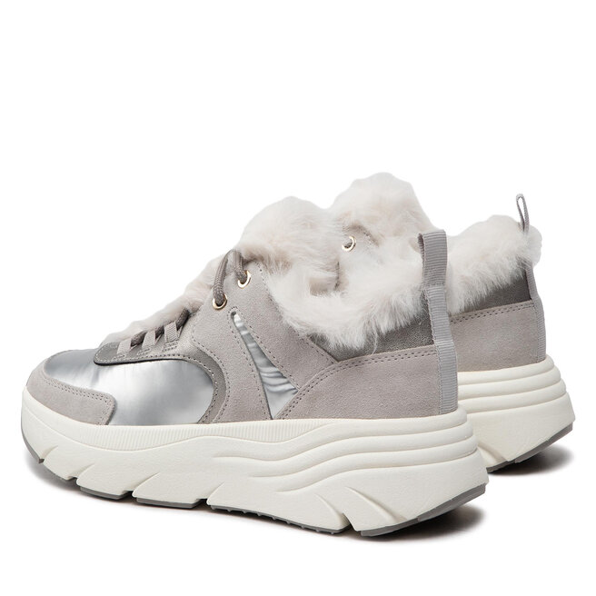 Сникърси Geox D Diamanta B D26UFB 0FUNF C1007 Сребрист | obuvki.bg