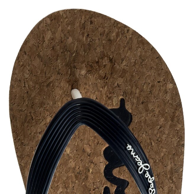 Žabky Pepe Jeans Hawi Cork PMS70046 Tmavomodrá | eobuv.cz