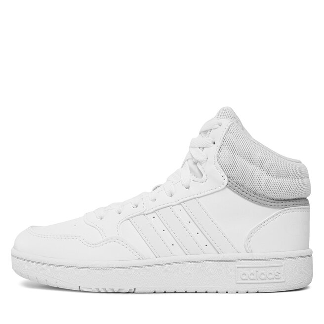 Sneakersy adidas Hoops 3.0 Mid K GW0401 Biały | eobuwie.com.pl