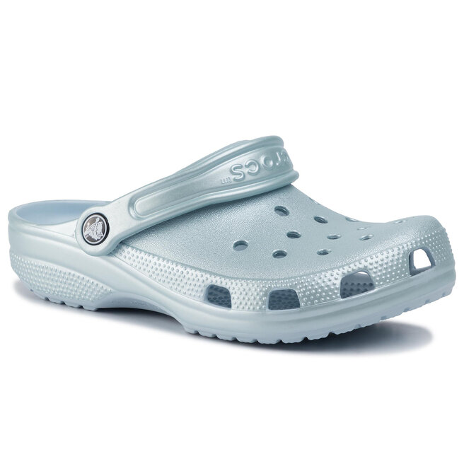 Παντόφλες Crocs Classic Metallic Clog 205831 Metalic Mineral Blue ...