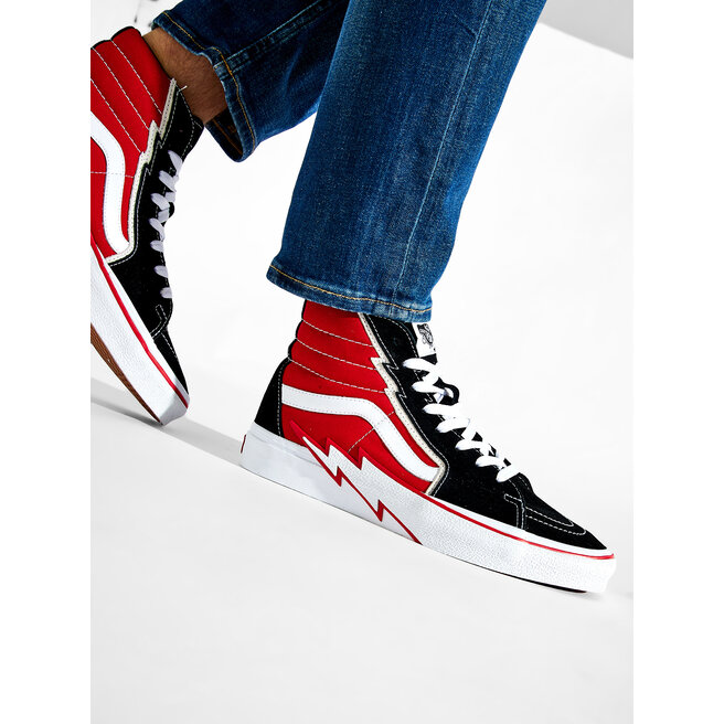 Sneakers Vans Sk8-Hi Bolt VN0A5JIV4581 Black/Red | eschuhe.de