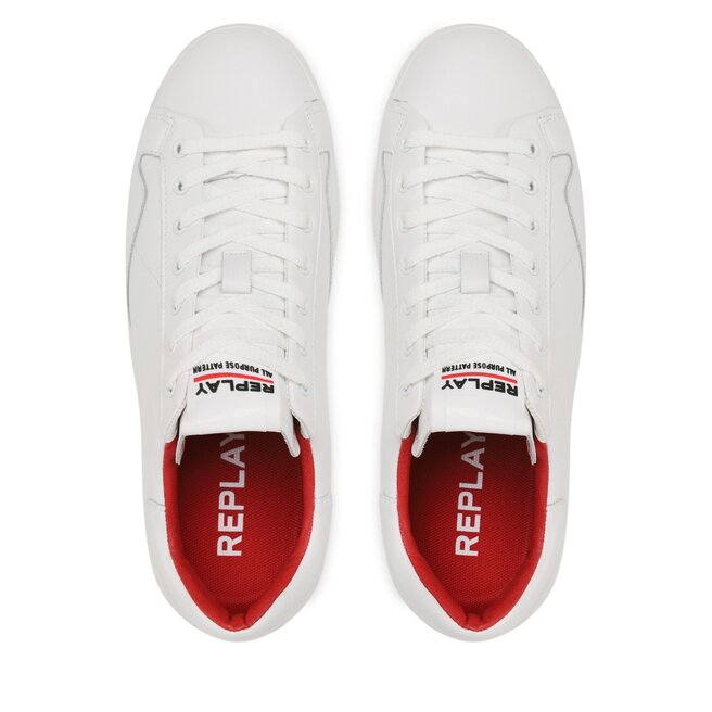 Sneakers Replay University One GMZ4O.000.C0001L Alb | epantofi.ro