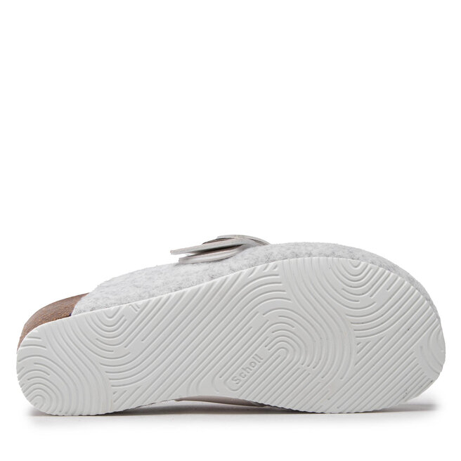 Hausschuhe Scholl Amalfi Clog MF30129 1070 Light Grey | eschuhe.de