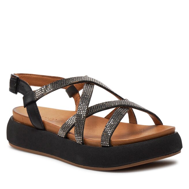 Sandały Inuovo A96008 Black | eobuwie.com.pl