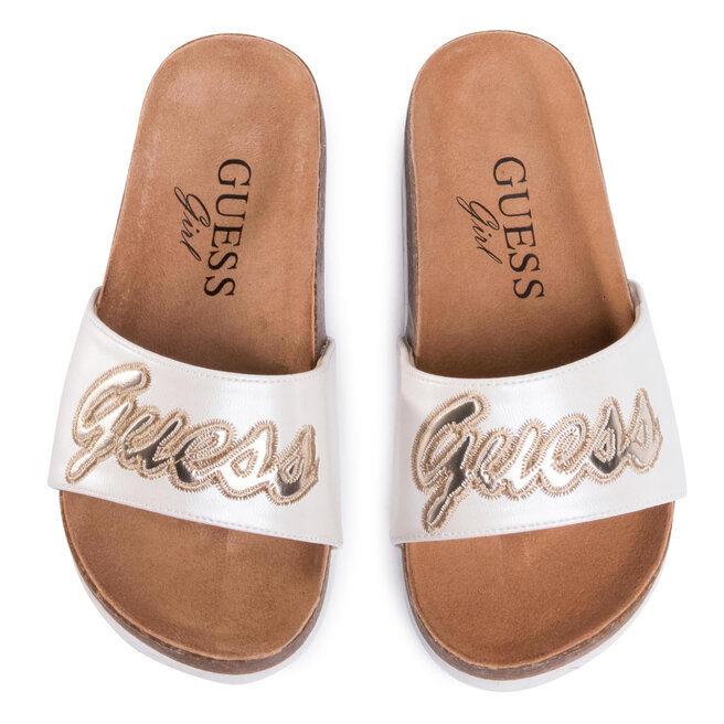 Şlapi Guess Sylvie FI6SYL ELE03 Bej | epantofi.ro