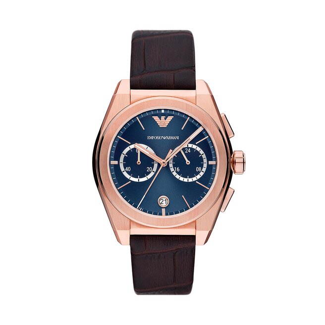 Uhr Emporio Armani Federico AR11563 Rose Gold/Brown | eschuhe.de