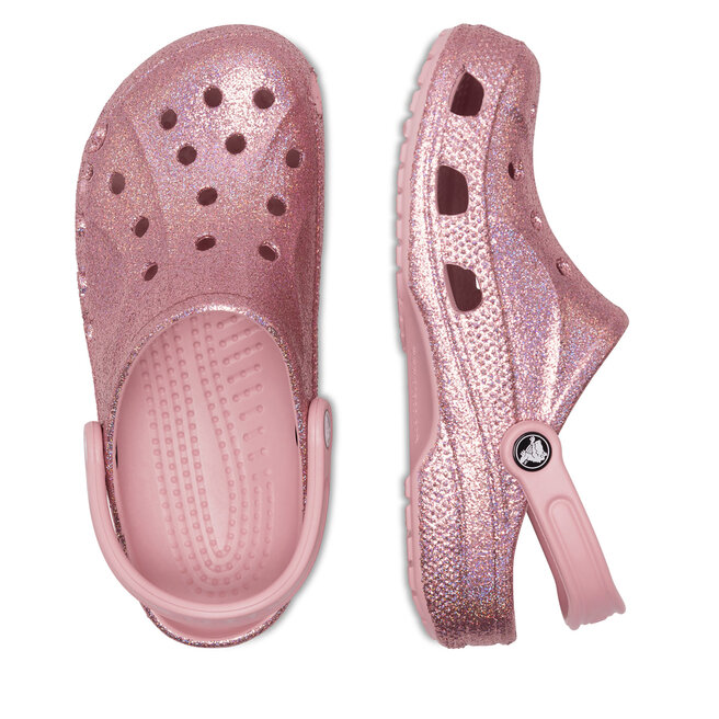 Şlapi Crocs BAYA GLITTER CLOG 205925-606 Roz | epantofi.ro