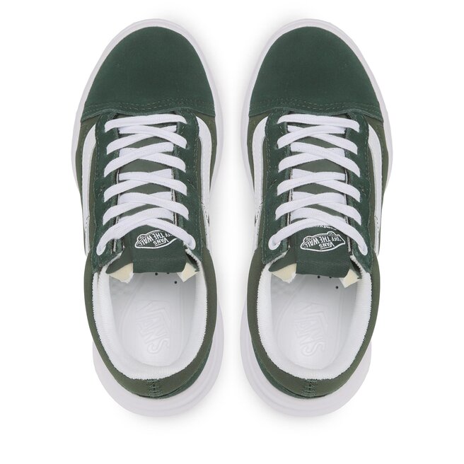 Sneakers Vans Old Skool Over VN0A7Q5EDGY1 Dark Green/White | eschuhe.de