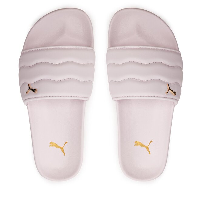 Klapki Puma Leadcat 2.0 389557-05 Whisp Of Pink/Metallic Gold | eobuwie ...