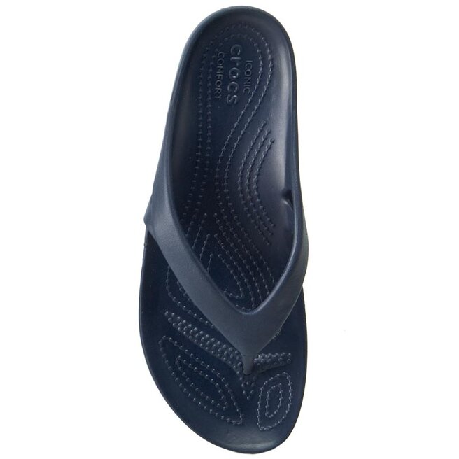 Japonki Crocs Kadee II Flip W 202492 Granatowy | eobuwie.com.pl