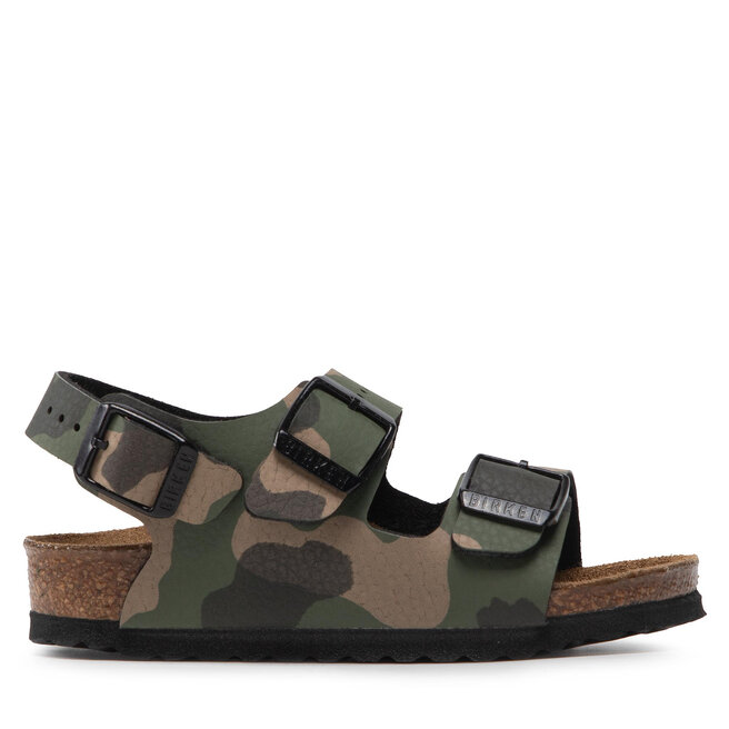 Sandalen Birkenstock Milano Kinder 1017378 Desert Soil Camo Khaki ...