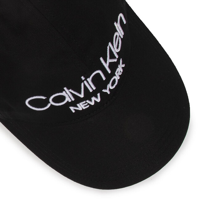 Czapka z daszkiem Calvin Klein Ck Ny Bb Cap K50K505440 Czarny | eobuwie.com.pl