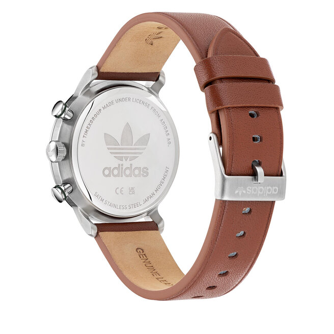 Ρολόι adidas Originals Code One Chrono Brown/Silver | epapoutsia.gr