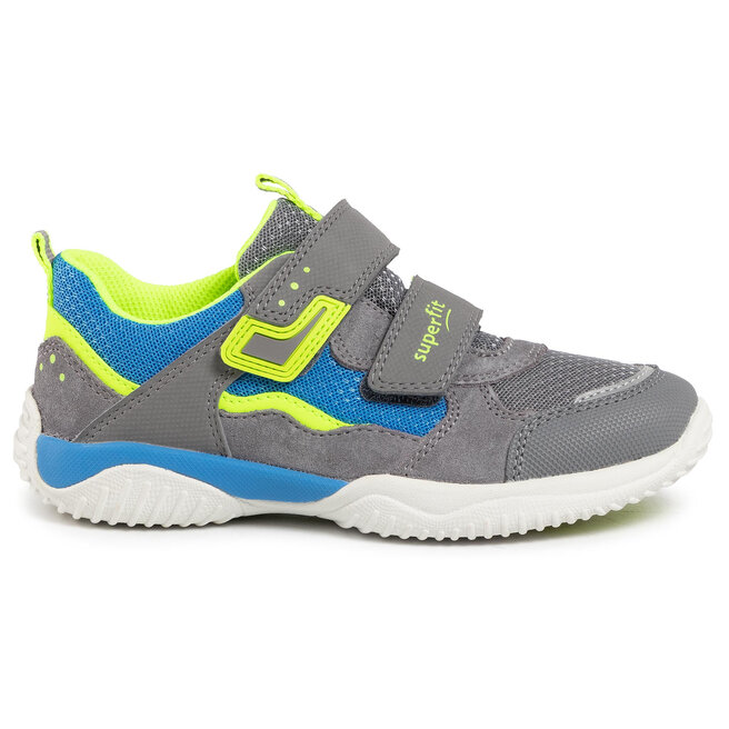 Sneakers Superfit 6-06382-25 D Hellgrau/Gelb | eschuhe.de
