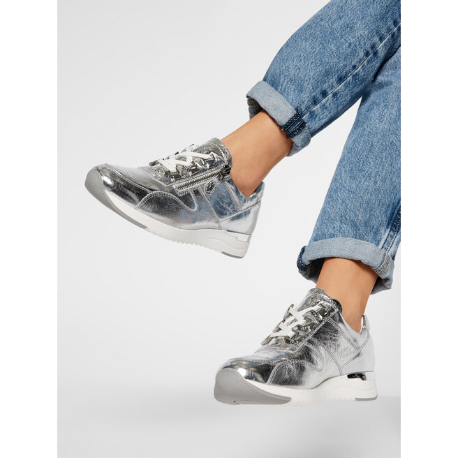 Sneakersy Caprice 9-23704-26 Silver Metal. 920 | eobuwie.com.pl