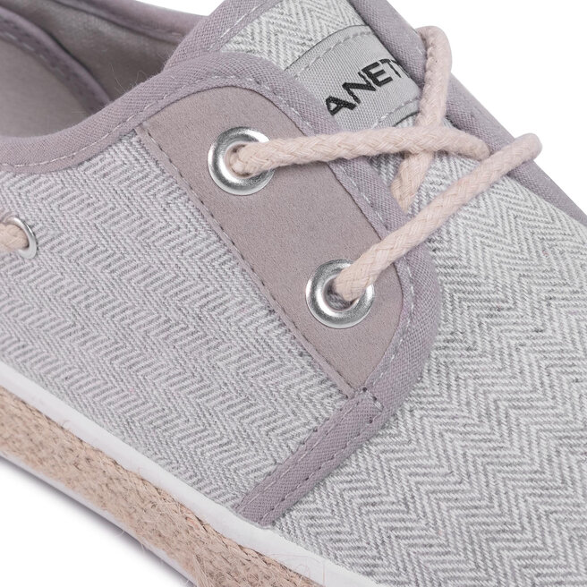 Espadrilky Lanetti MS19060 Stříbrná | eobuv.cz