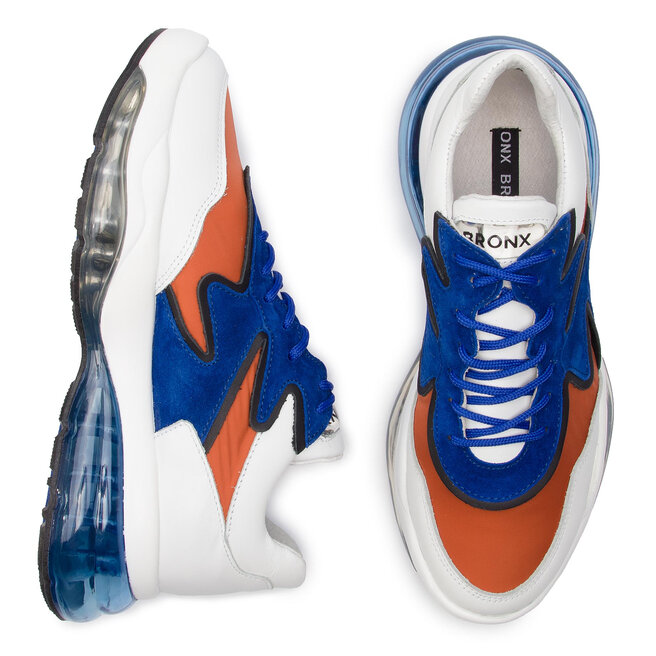 Sneakers Bronx 66243-AP BX 1562 White/Orange/Cobalt 3026 | eschuhe.de