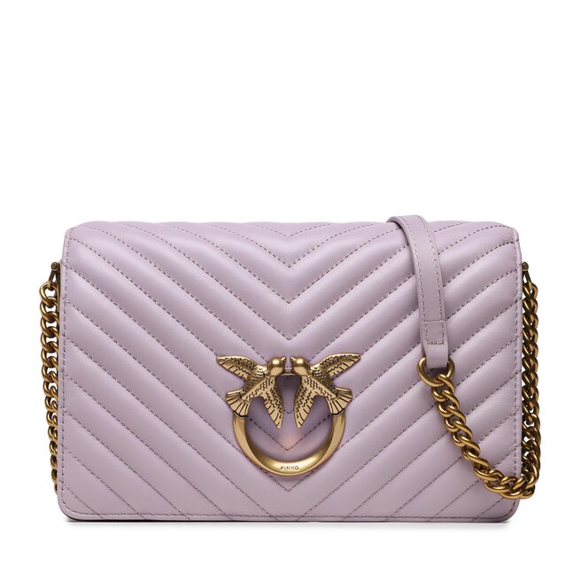 Bolso Pinko Love Click Classic 100063 A0GK Iris/Antique Gold Y13Q ...