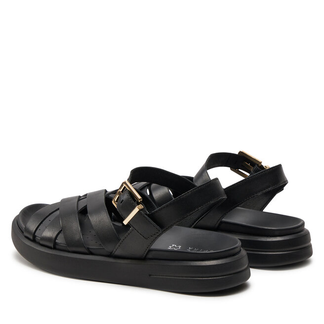 Sandale Geox D Xand 2S D35PAB 00043 C9999 Negru | epantofi.ro