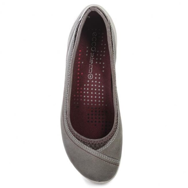 Baleriny ECCO Biom Lite 80217354190 Warm grey | eobuwie.com.pl
