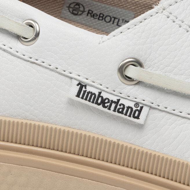 Pantofi Timberland Ray City Boat Shoe TB0A2MDV100 White Full Grain ...