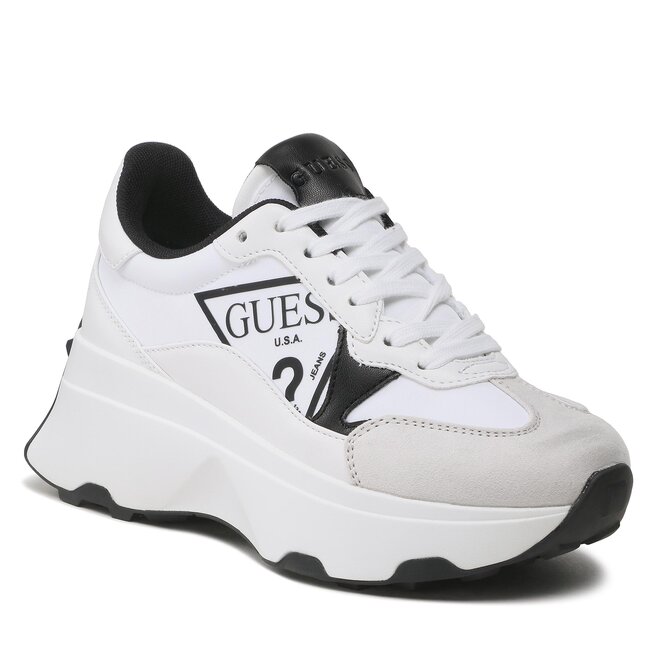 Sneakers Guess Calebb4 FL7C4B FAB12 Weiß | eschuhe.de
