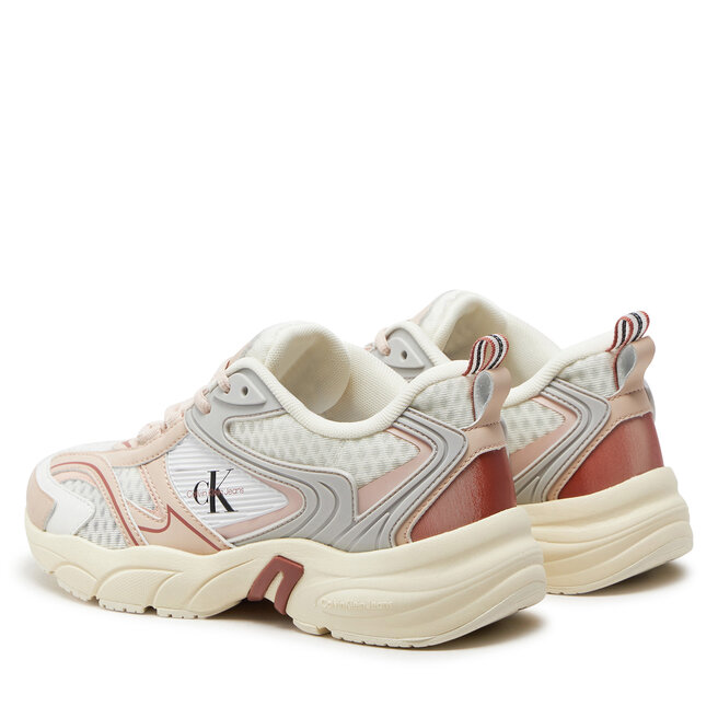 Sneakers Calvin Klein Jeans Retro Tennis Low Lace Mh Ml Met YW0YW01373 ...