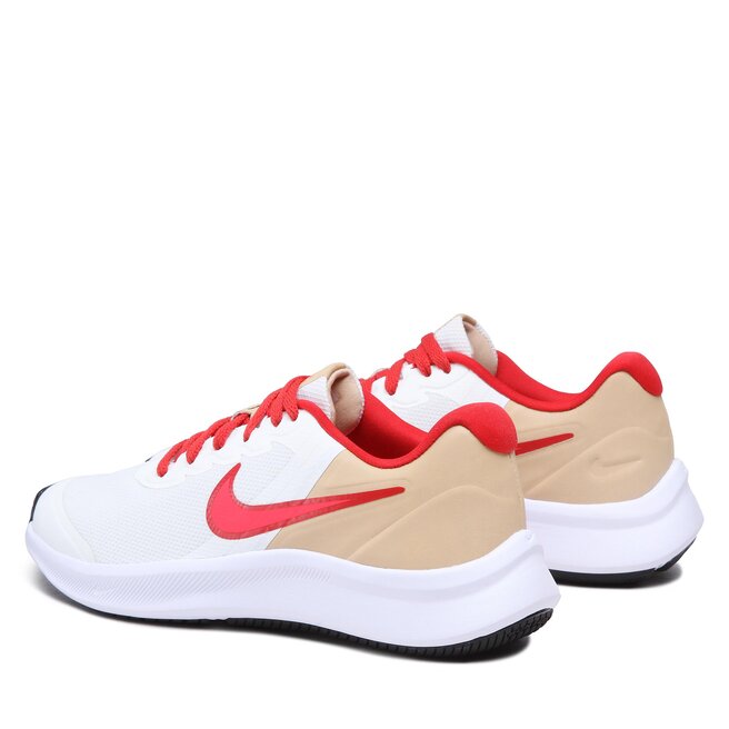 Buty do biegania Nike Star Runner 3 (Gs) DA2776 101 Beżowy | eobuwie.com.pl