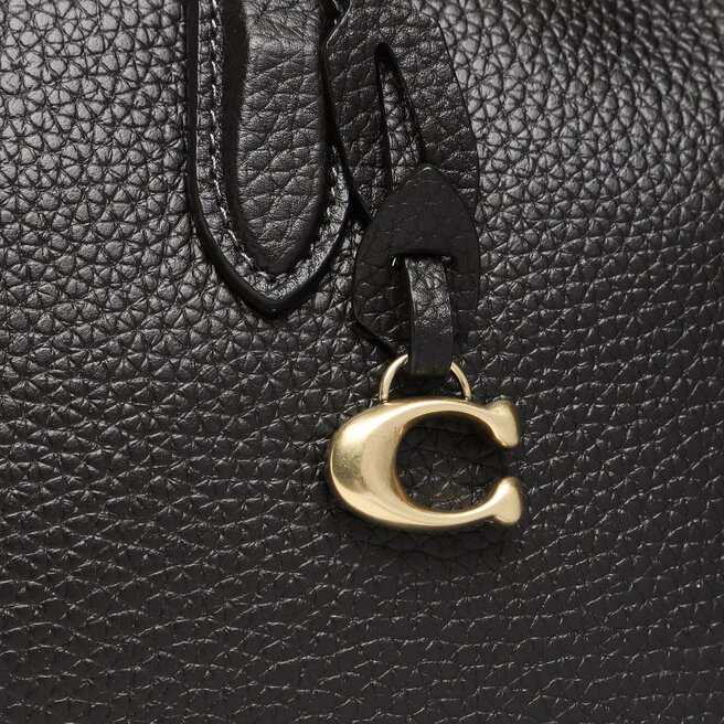 Torebka Coach Pol Peb Ltr Kr Stchl CE741 Black | eobuwie.com.pl