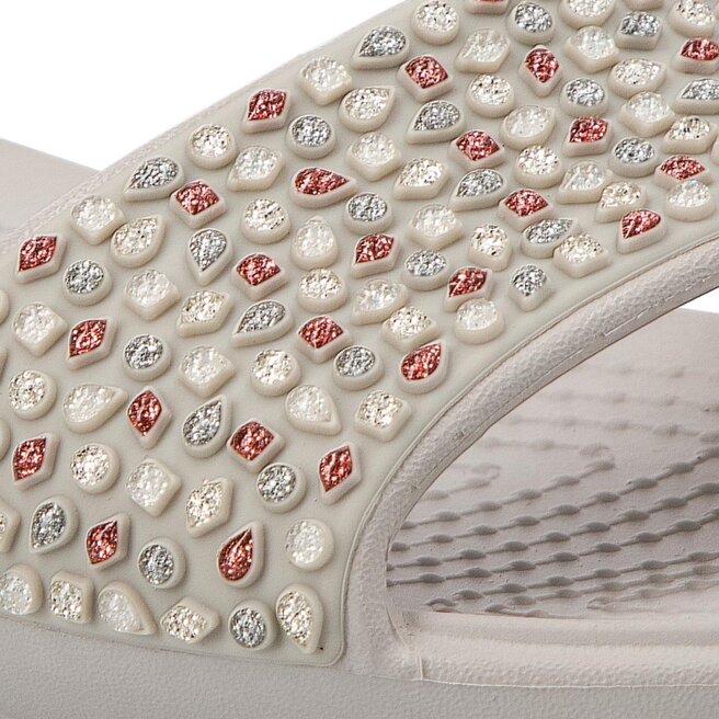 Sandali Crocs Lina Embellished Dorsay 204361 Pearl White/Rose Gold ...