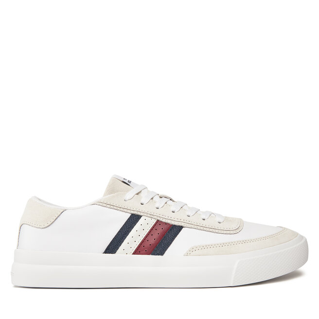 Zapatillas Tommy Hilfiger Th Cupset Rwb Lth FM0FM04975 Blanco | zapatos.es