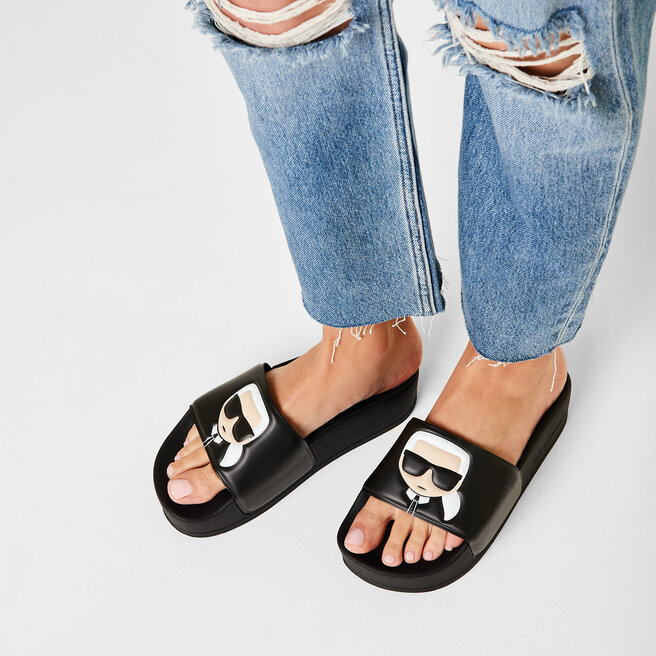 Chanclas KARL LAGERFELD KL80805 Black Rubber | zapatos.es