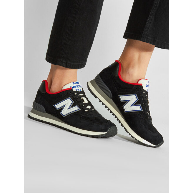 Sneakers New Balance WL574WG2 Schwarz | eschuhe.de
