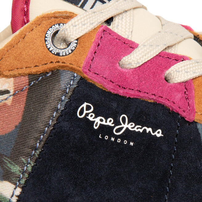 Sneakers Pepe Jeans Tinker Pro Summerland Prin PMS30618 Ocean 588 ...