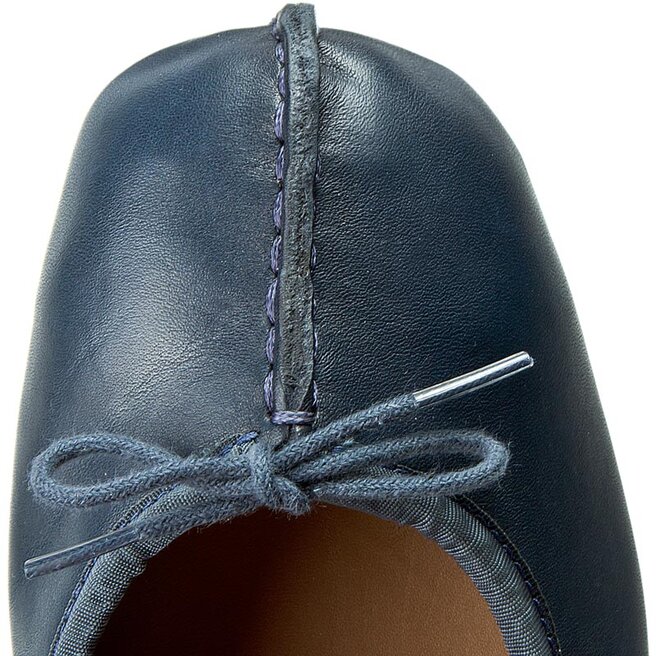 Baleríny Clarks Freckle Ice 203529324 Navy Leather | eobuv.cz