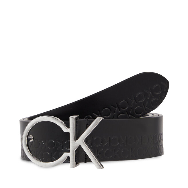 Pasek Damski Calvin Klein Re-Lock Ck Logo Belt K60K611306 Czarny ...