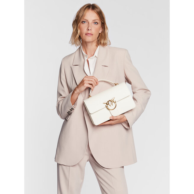 Torebka Pinko Love One Classic Light PE 23 PLTT 100072 A0F1 Biały ...