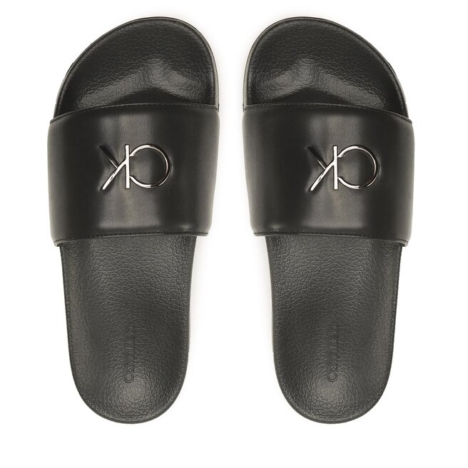 Klapki Calvin Klein Pool Slide W/Hw HW0HW01509 Ck Black BEH | eobuwie ...