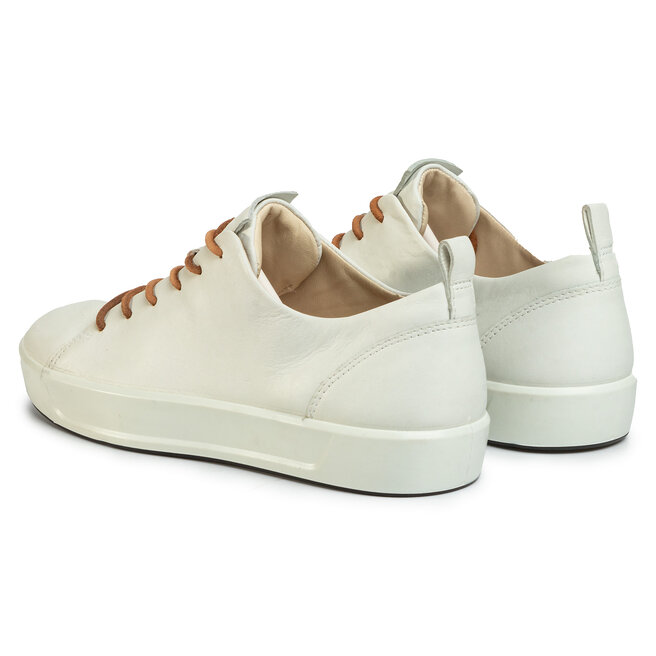 Sneakersy ECCO Soft 8 W 45093301007 Biały | eobuwie.com.pl