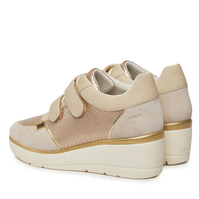 Zapatillas Geox D Ilde D25RAB 0NFEK C2235 Lt Gold/Beige | zapatos.es