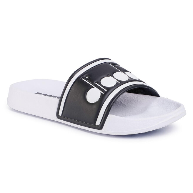 Pantoletten Diadora Serifos '90 501.175758 01 C0641 Black/White | eschuhe.de