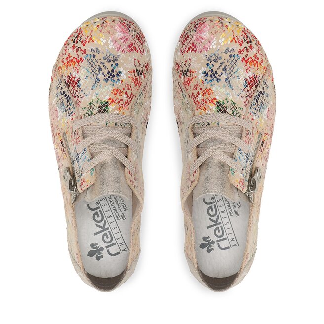 Pantofi Rieker 52511-90 Bej | epantofi.ro