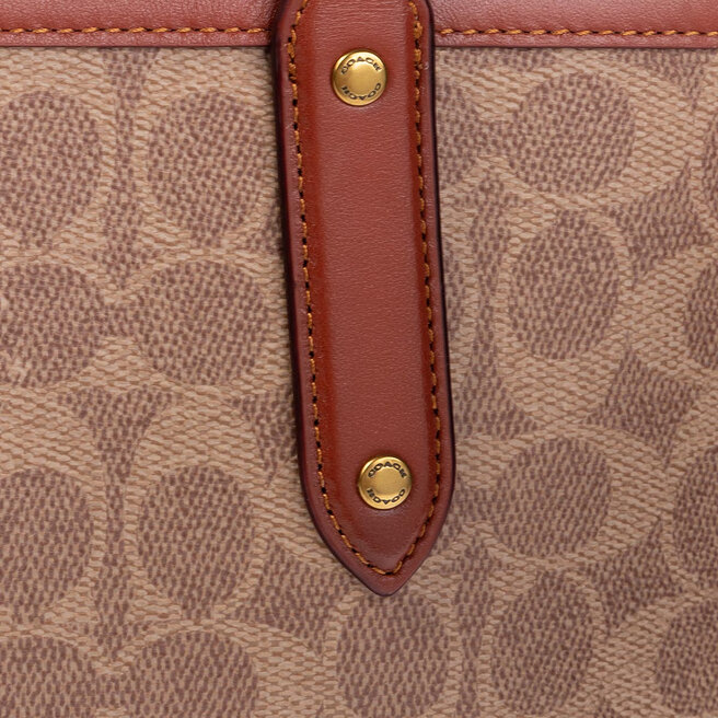 Torebka Coach Cc Sig Cen Tot Zip 69422 Brązowy | eobuwie.com.pl